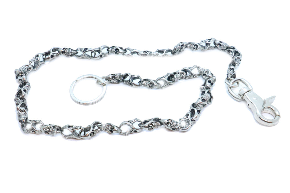 WC-7017 34" Wallet Chain Small Skulls – Antelope Creek Leather