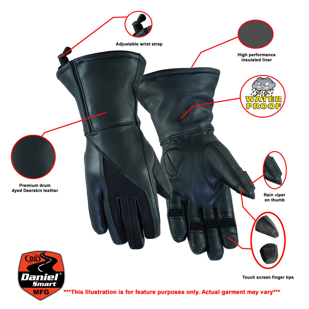 DS Women's Feature-Packed Deer Skin Insulated Cruiser Glove – Antelope ...