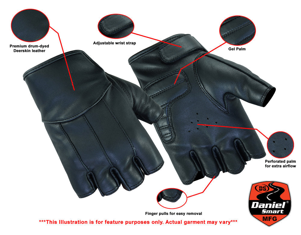 DS Women's Tough Deer Skin Fingerless Glove – Antelope Creek Leather