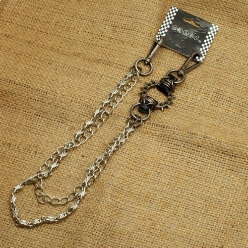 WA-WC7702W Spike ring Wallet Chain with chrome double chain, – Antelope ...