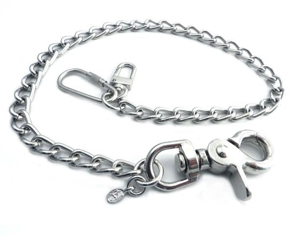 NC180-25 Splicer Chrome Wallet Chain 22" – Antelope Creek Leather